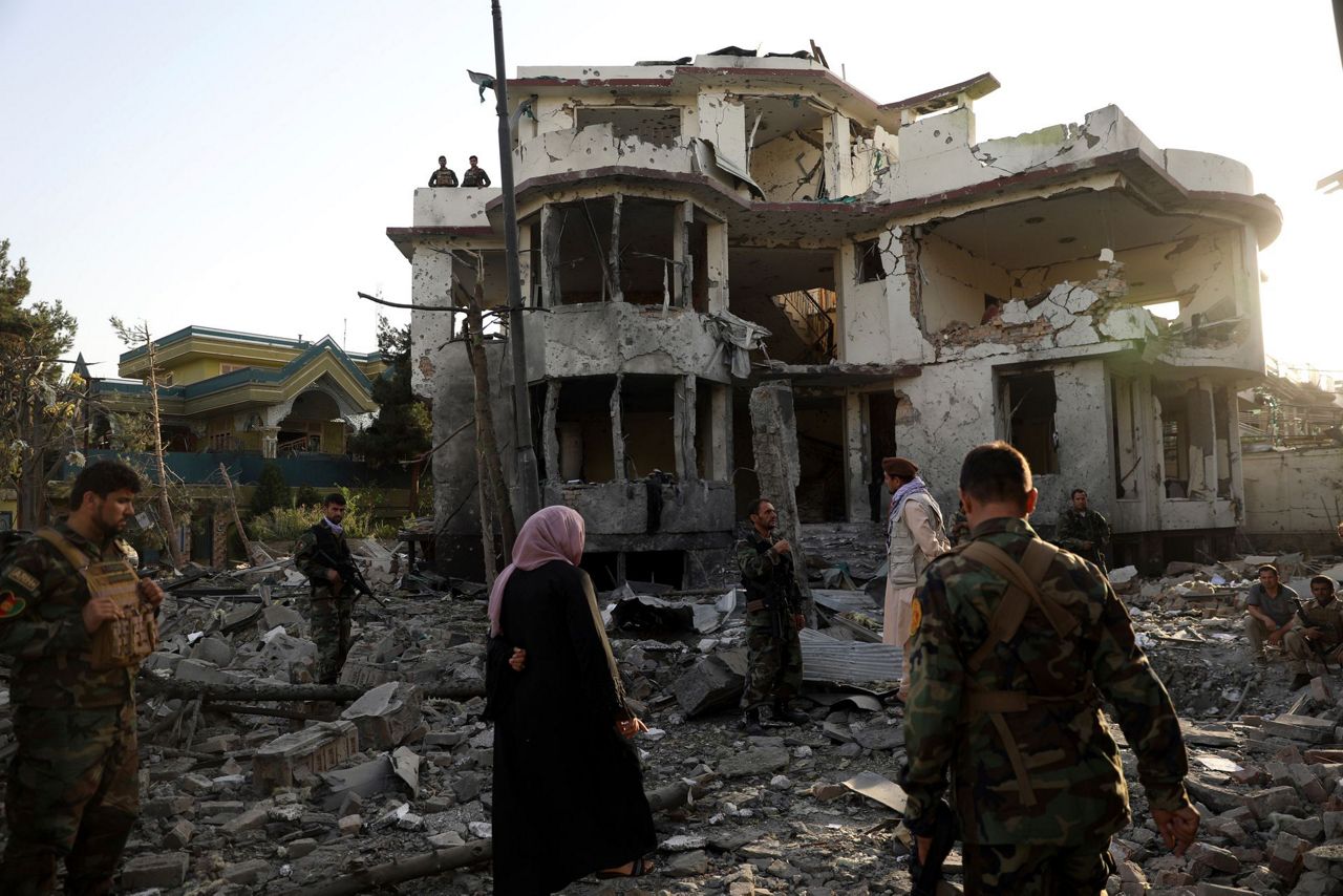 Powerful explosion in upscale neighborhood of Afghan capital