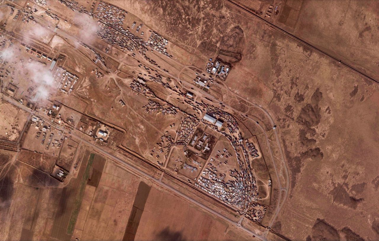 Satellite images show fire devastation on Afghan-Iran border
