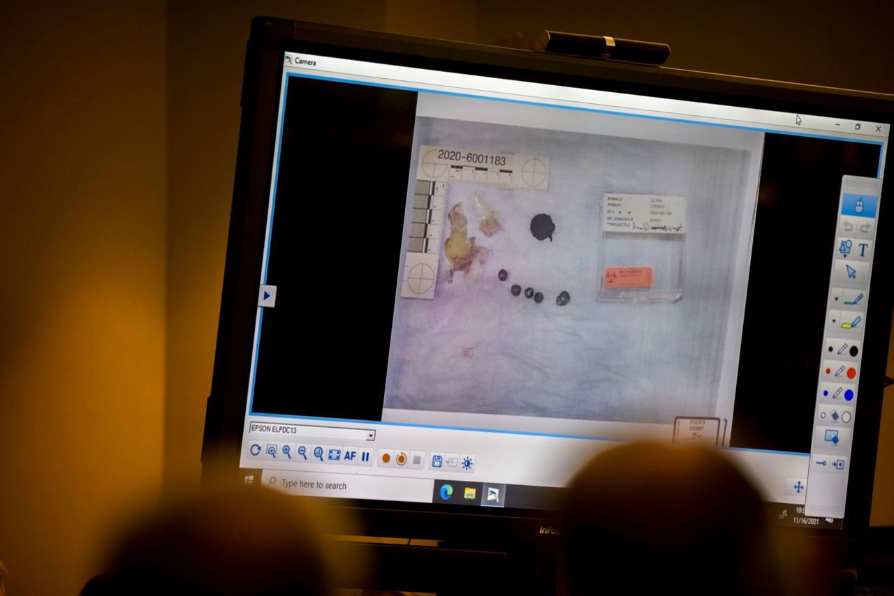 Ahmaud Arbery autopsy photos shown to jurors at murder trial