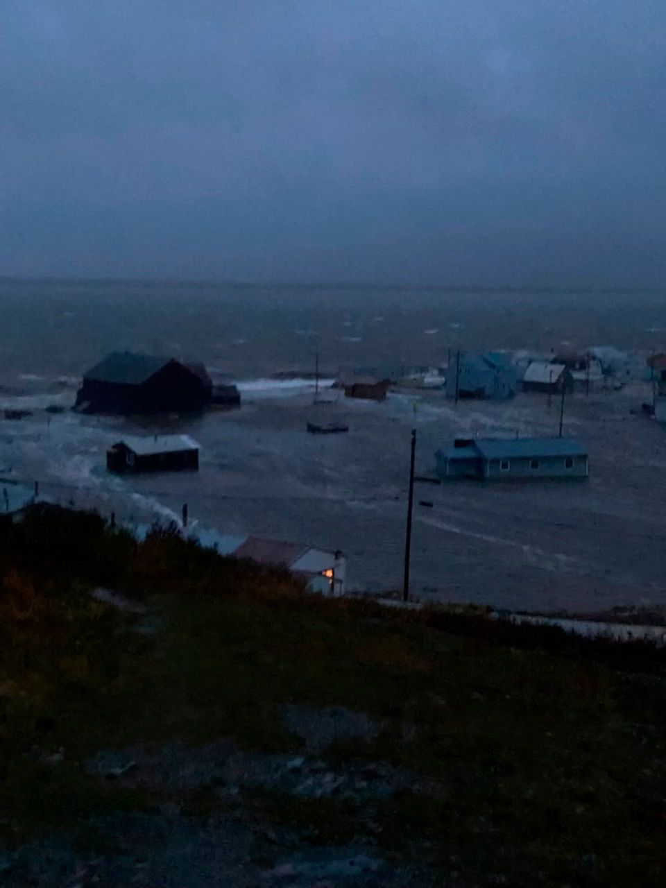 Storm battering western Alaska causes widespread flooding