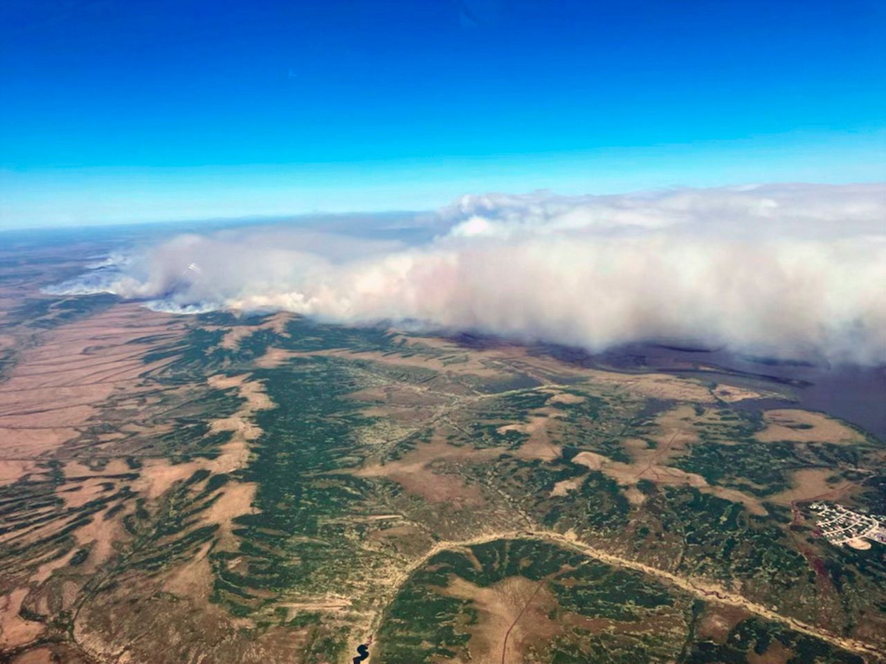 Tundra fire slows, but still aiming at Alaska Native village