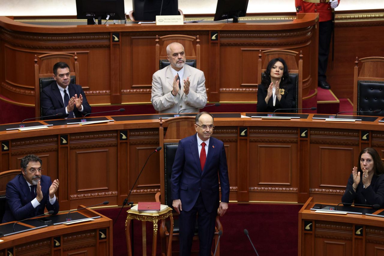 Albania's newly sworn-in president urges political unity