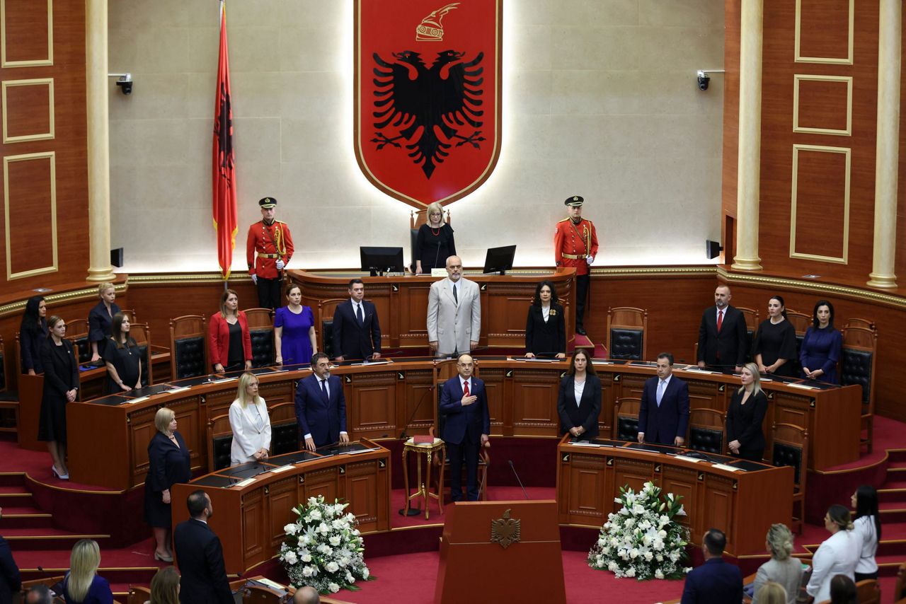 Albania's newly sworn-in president urges political unity