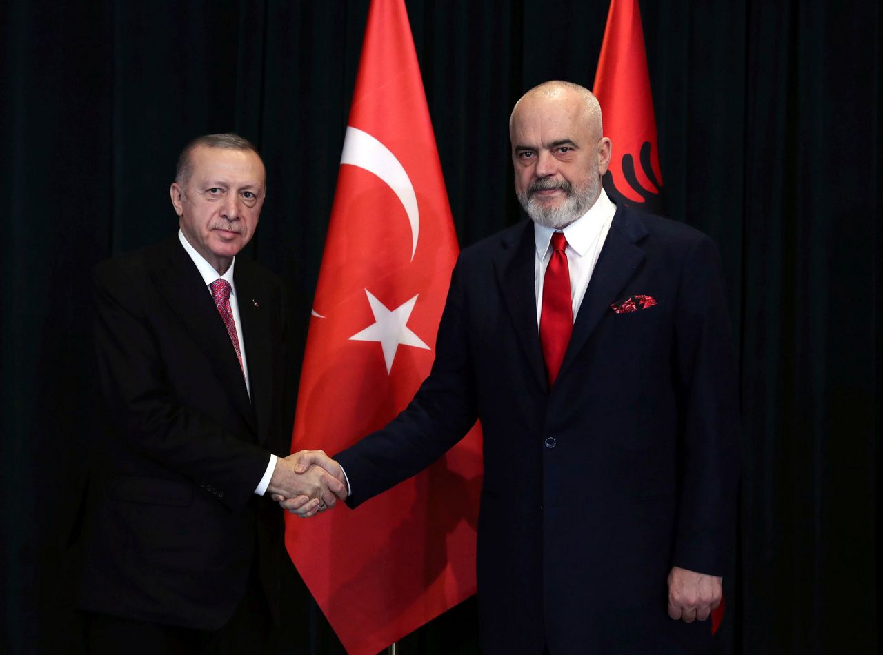 Turkey's Erdogan in Albania to boost bilateral ties