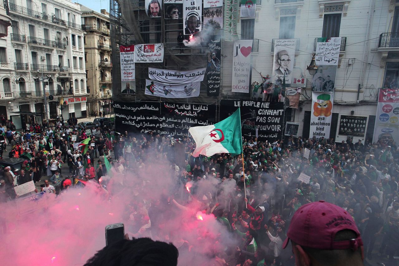 10th week of Algeria protests aim for ex-president's brother