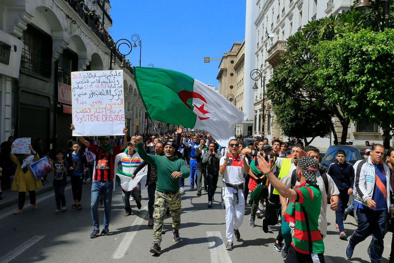 10th week of Algeria protests aim for ex-president's brother