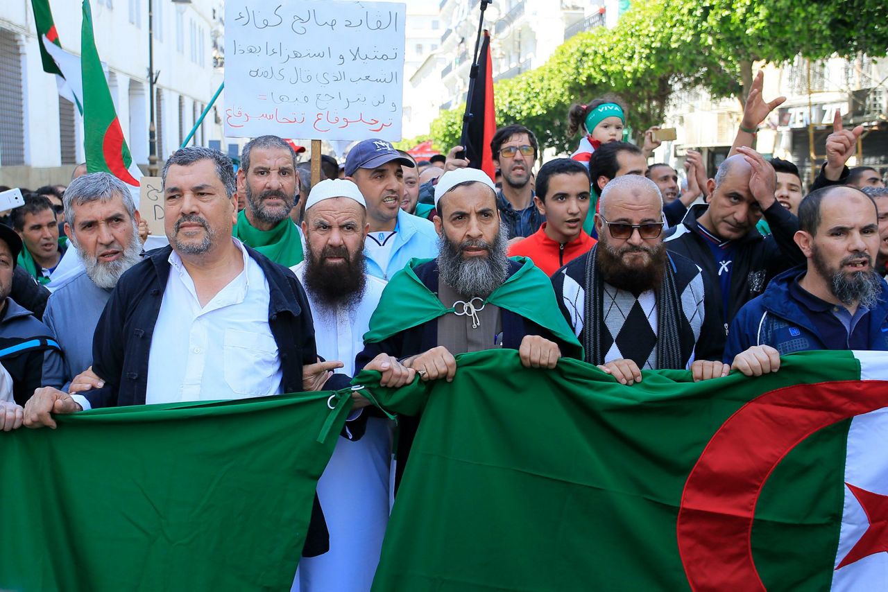 10th week of Algeria protests aim for ex-president's brother