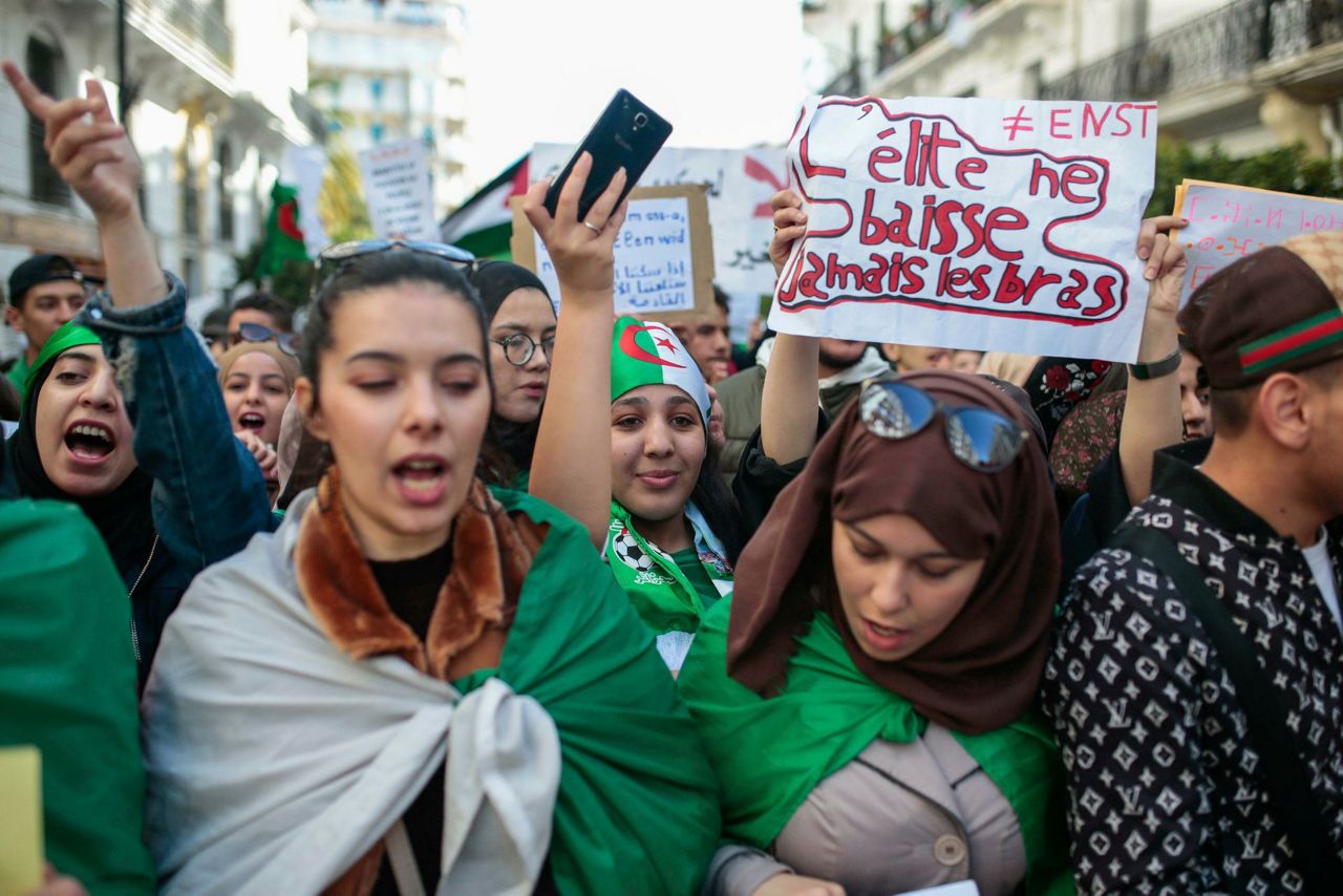Wit and grit: Algeria's sizeable youth lead fight for change