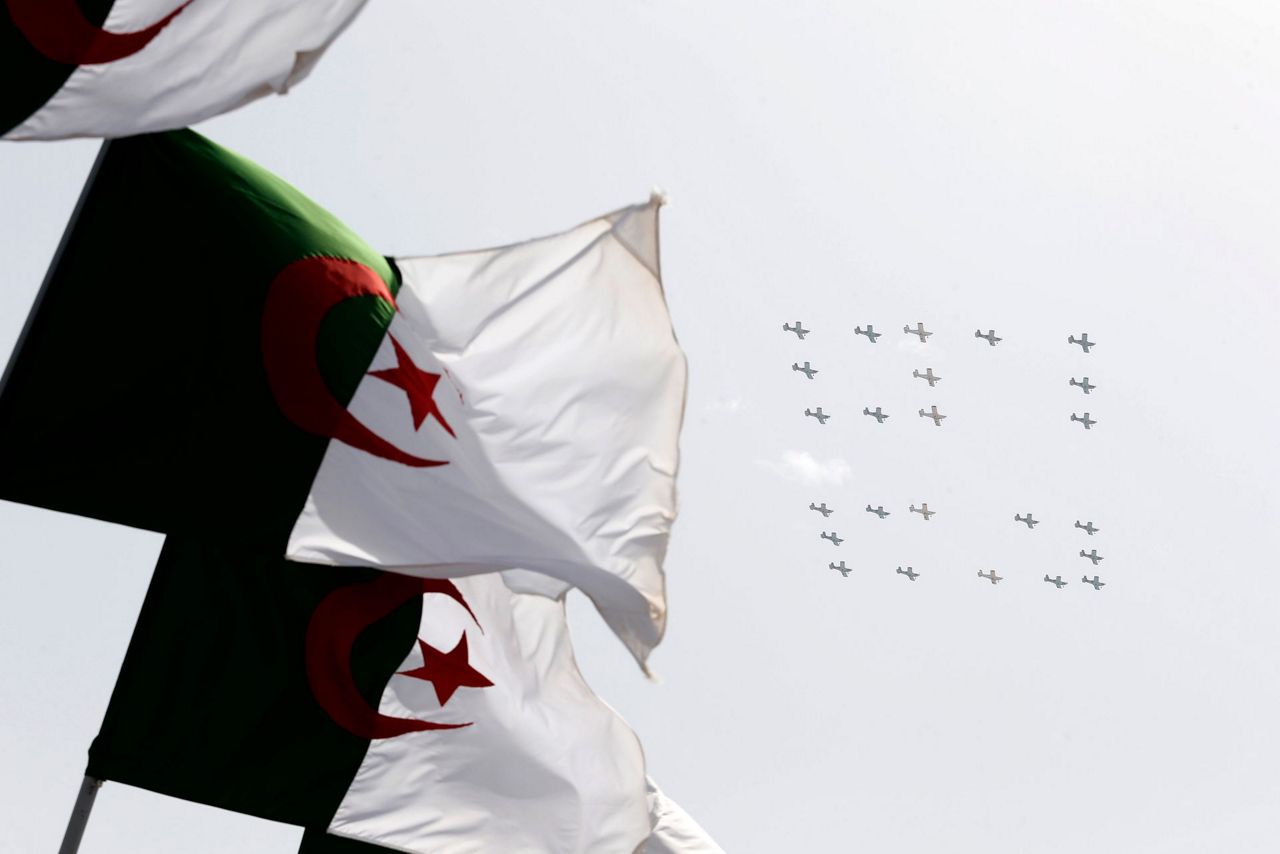 Algeria marks 60 years of independence with military parade