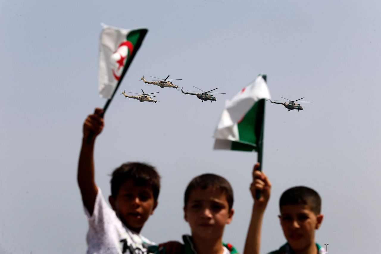 Algeria marks 60 years of independence with military parade