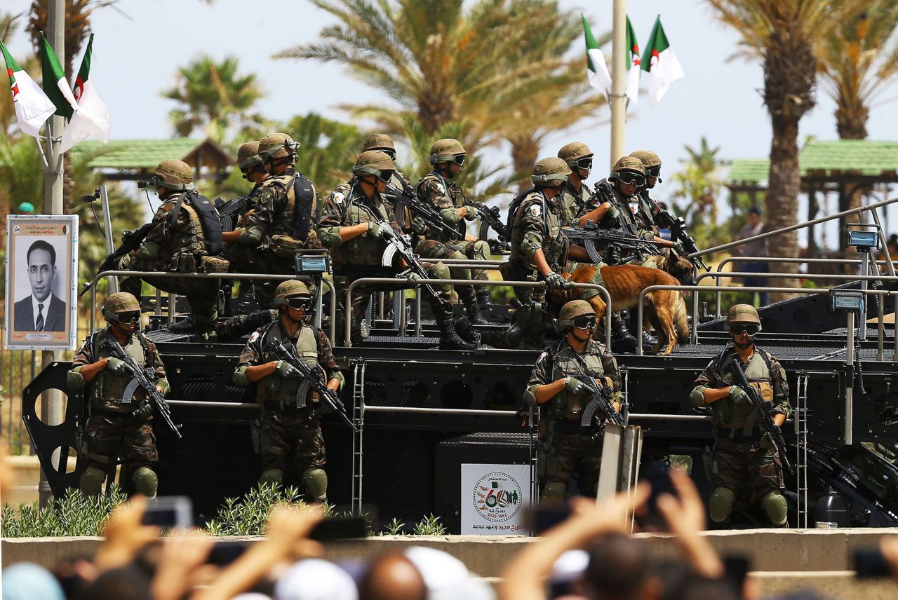 Algeria marks 60 years of independence with military parade