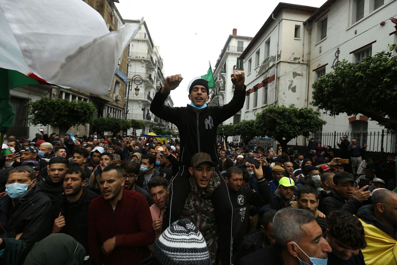 Thousands of Algerian activists mark second year of protest