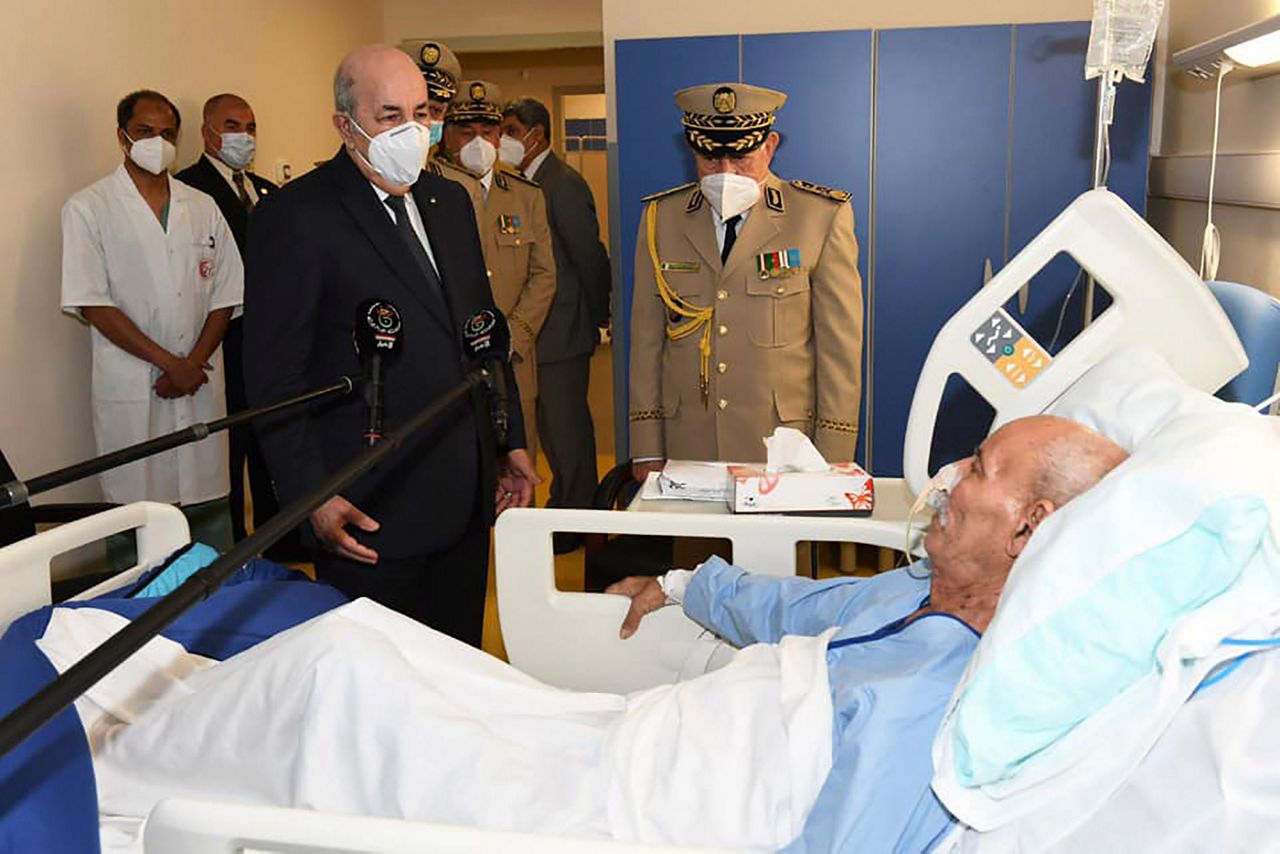 Western Sahara independence chief leaves Spain for Algeria