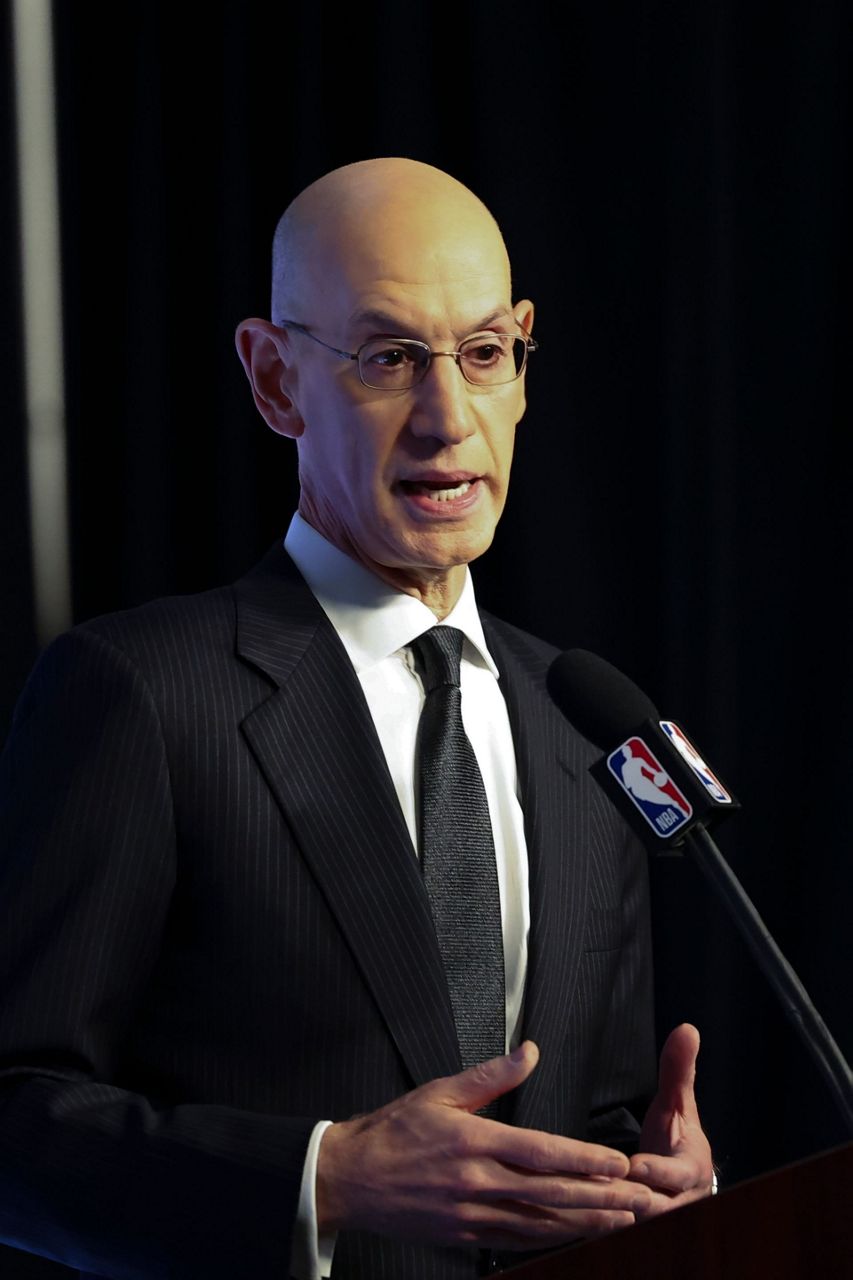 Silver speaks on load management, TV deal at NBA All-Star