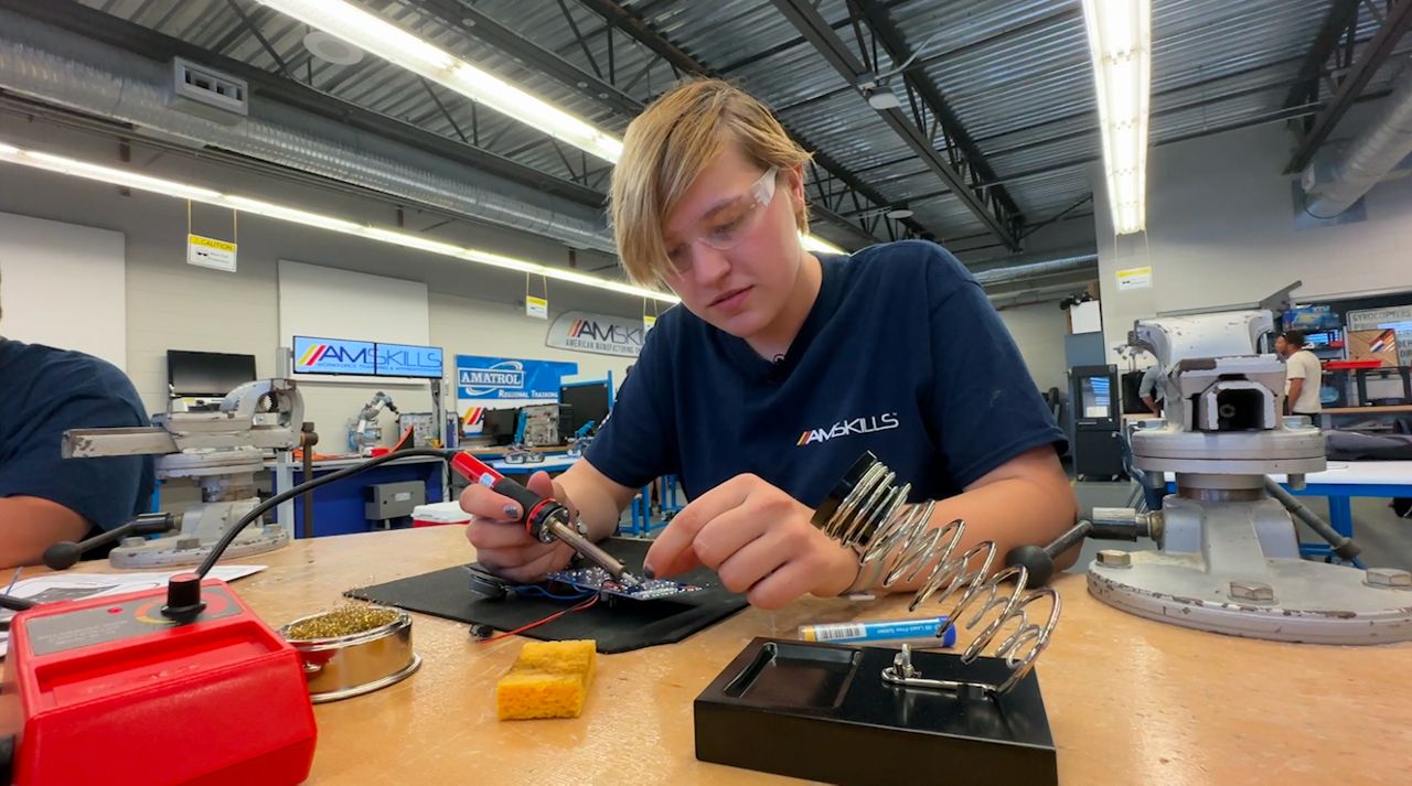 High schoolers learning valuable trade skills at bootcamp