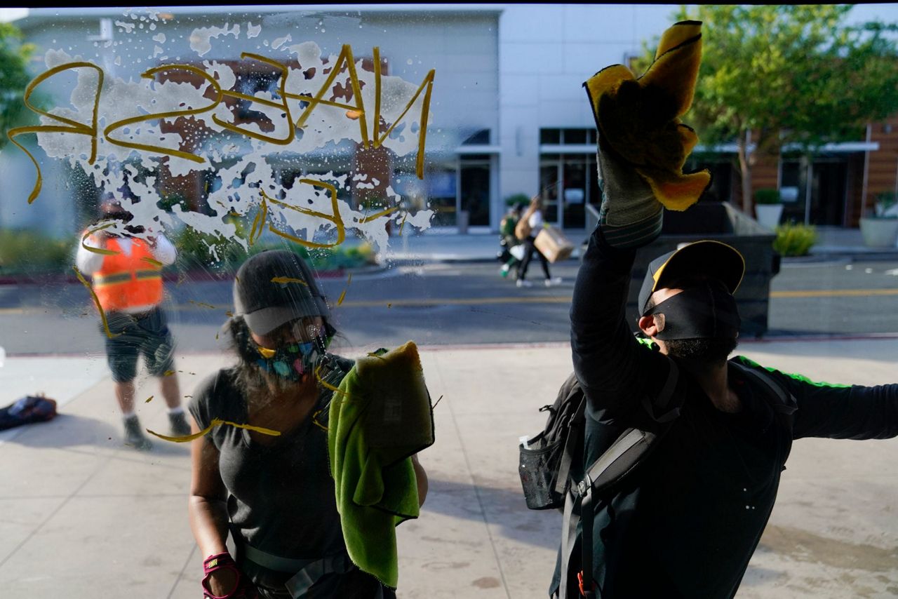 US heads into a new week shaken by violence and pandemic