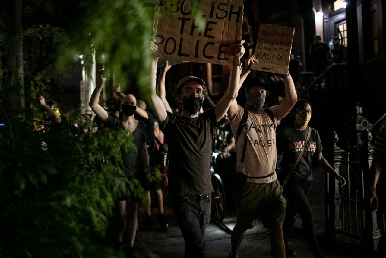 NYC calmer as Buffalo police draw ire for protester injury