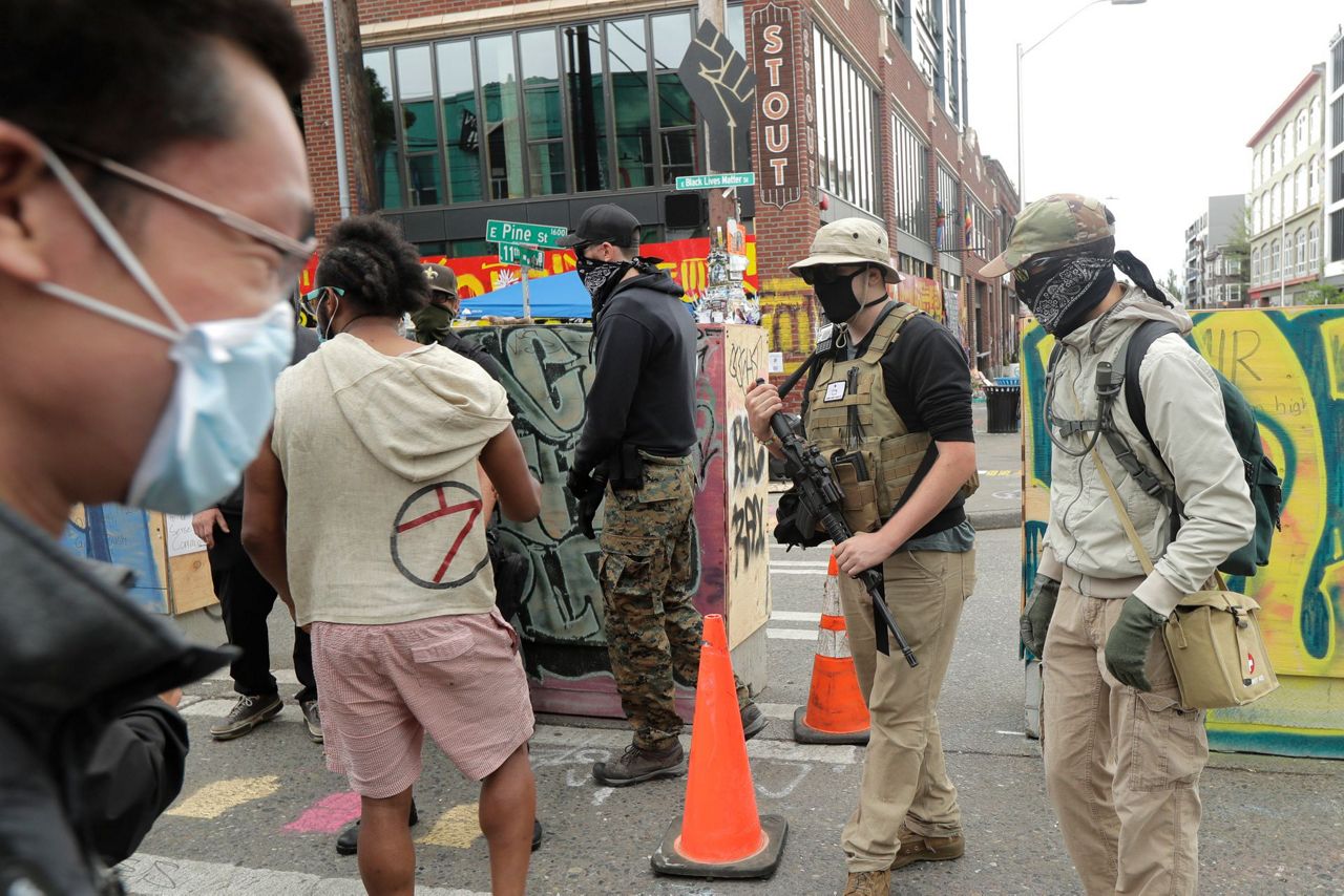 Shooting in Seattle protest zone leaves 1 dead, 1 injured