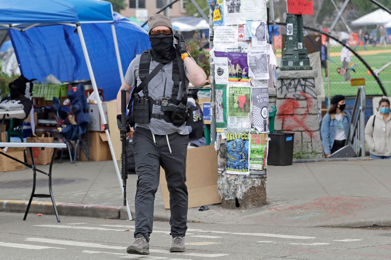 Shooting in Seattle protest zone leaves 1 dead, 1 injured