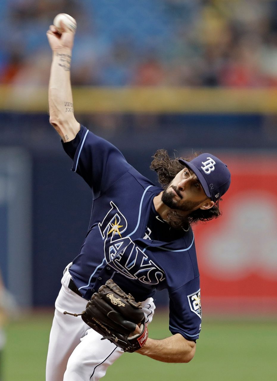 Beeks gets 1st win, Rays sweep Angels with 4-2 win