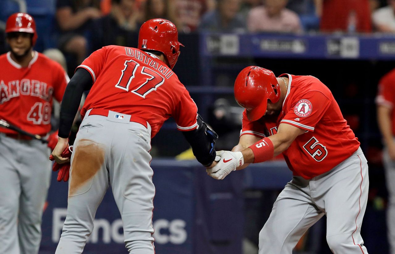 Angels' Ohtani first Japanese player to hit for cycle