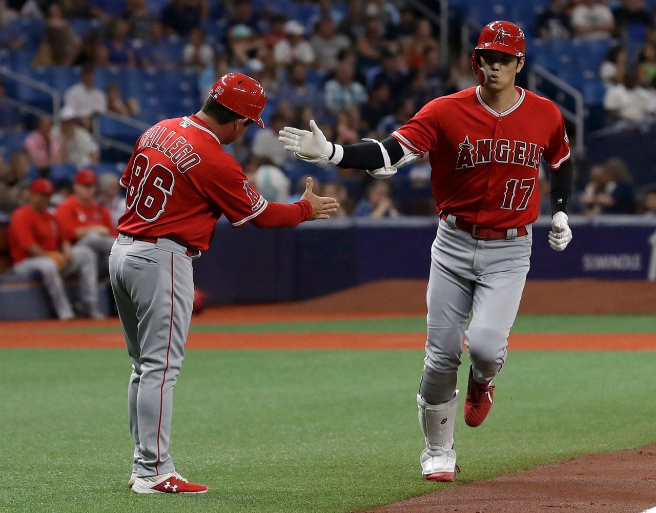 Angels' Ohtani first Japanese player to hit for cycle