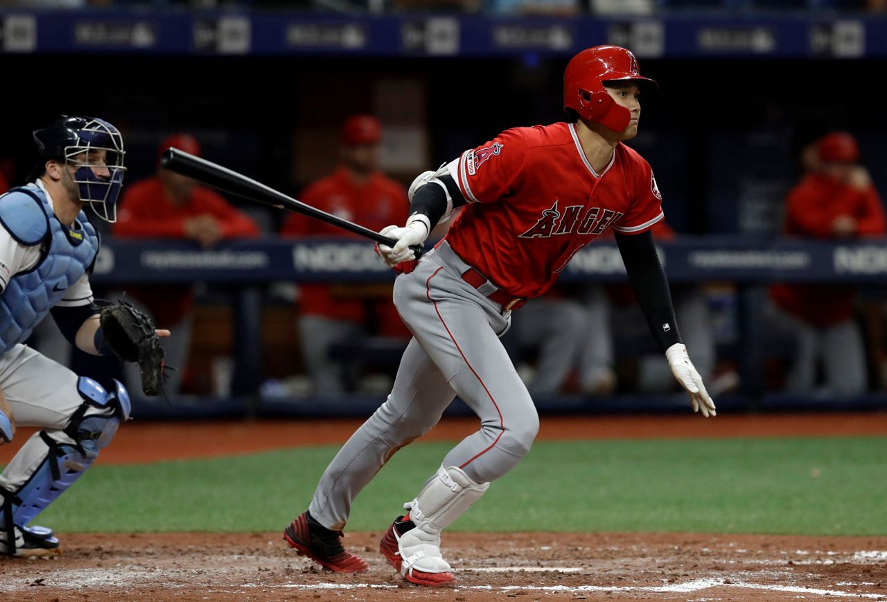 Angels' Ohtani first Japanese player to hit for cycle