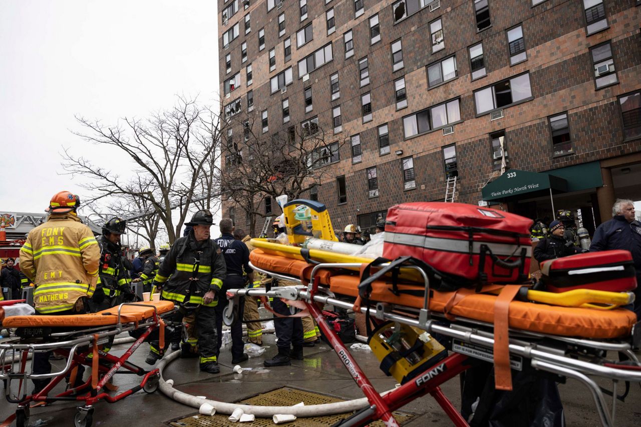 Dozens injured in large Bronx apartment building fire