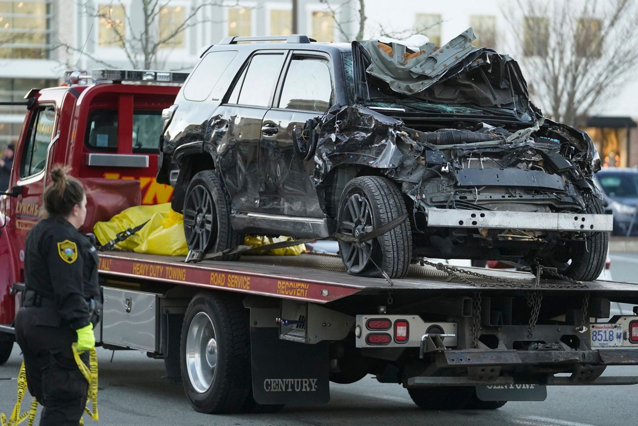 Officials: SUV crashes into Apple store; 1 dead, 16 injured