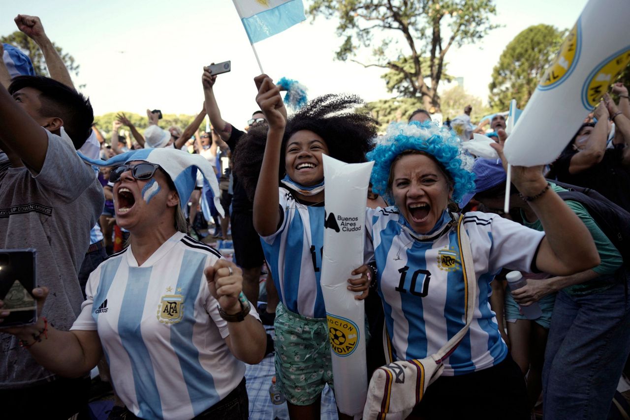 Streets of Argentina turn into party as team reaches final