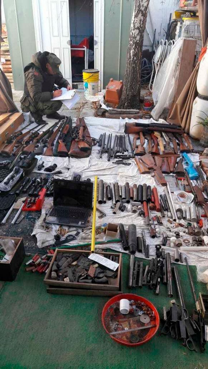 Argentina announces large seizure of weapons