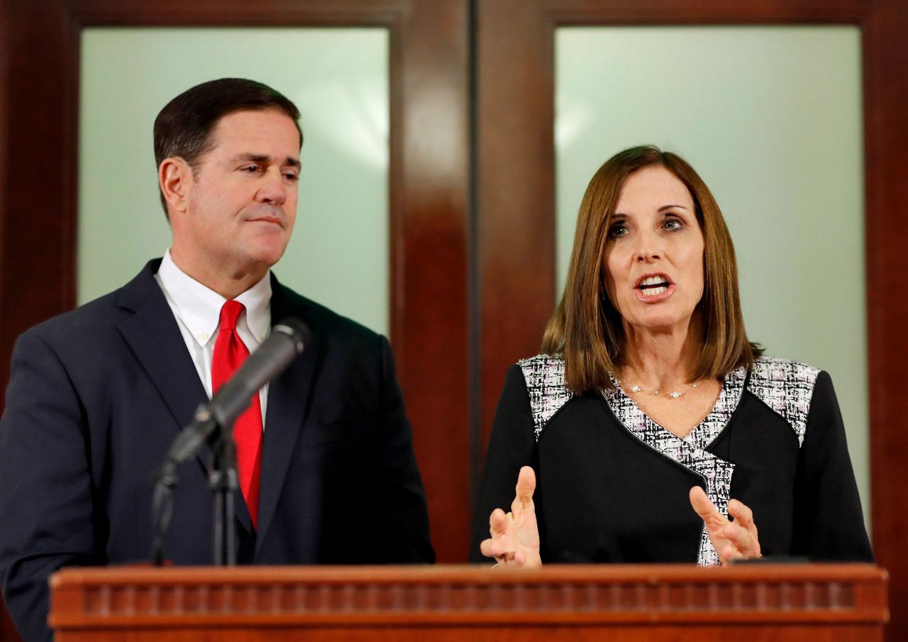 Arizona governor names Martha McSally to McCain Senate seat