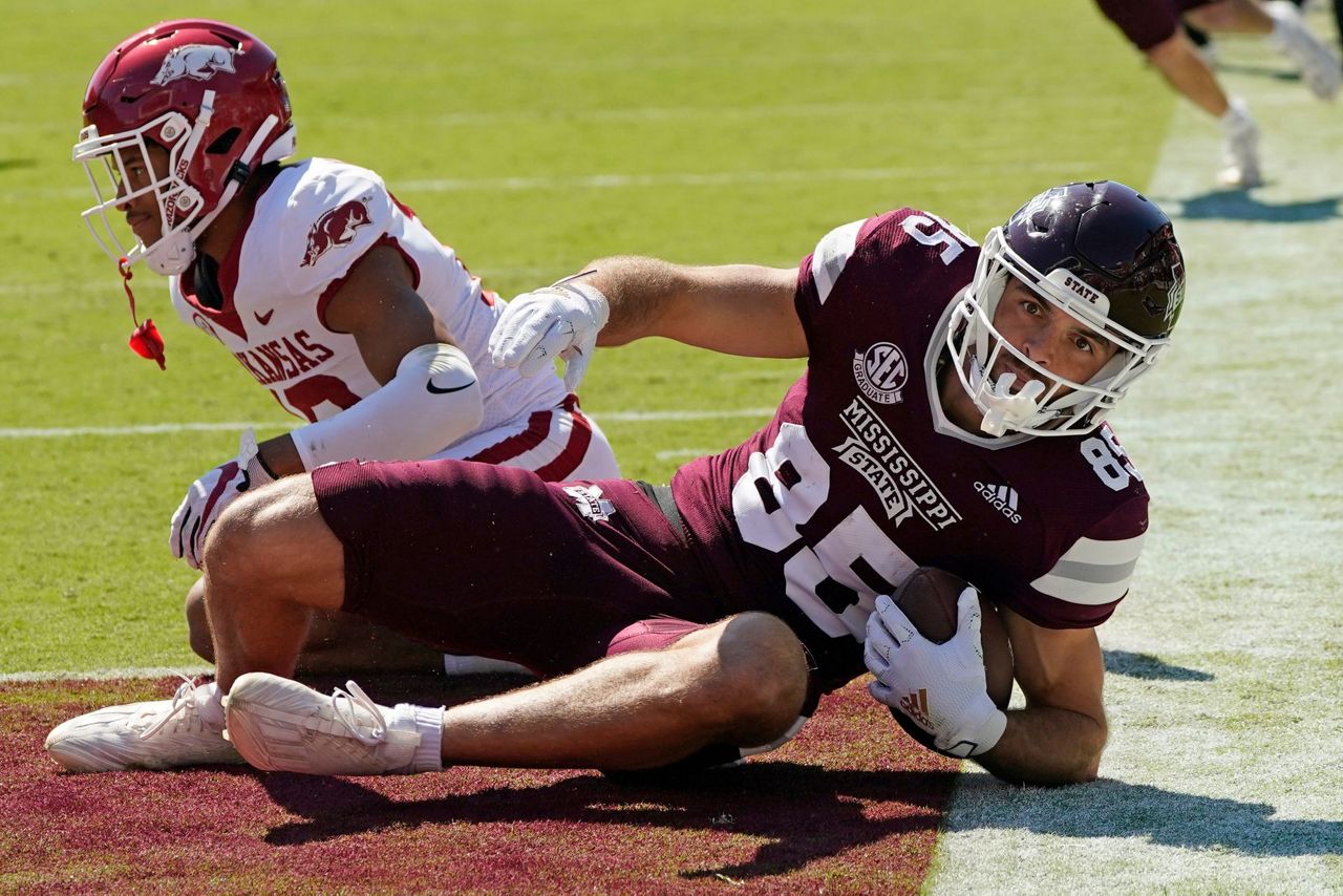 Rogers sets SEC passing record, No. 23 MSU beats Arkansas