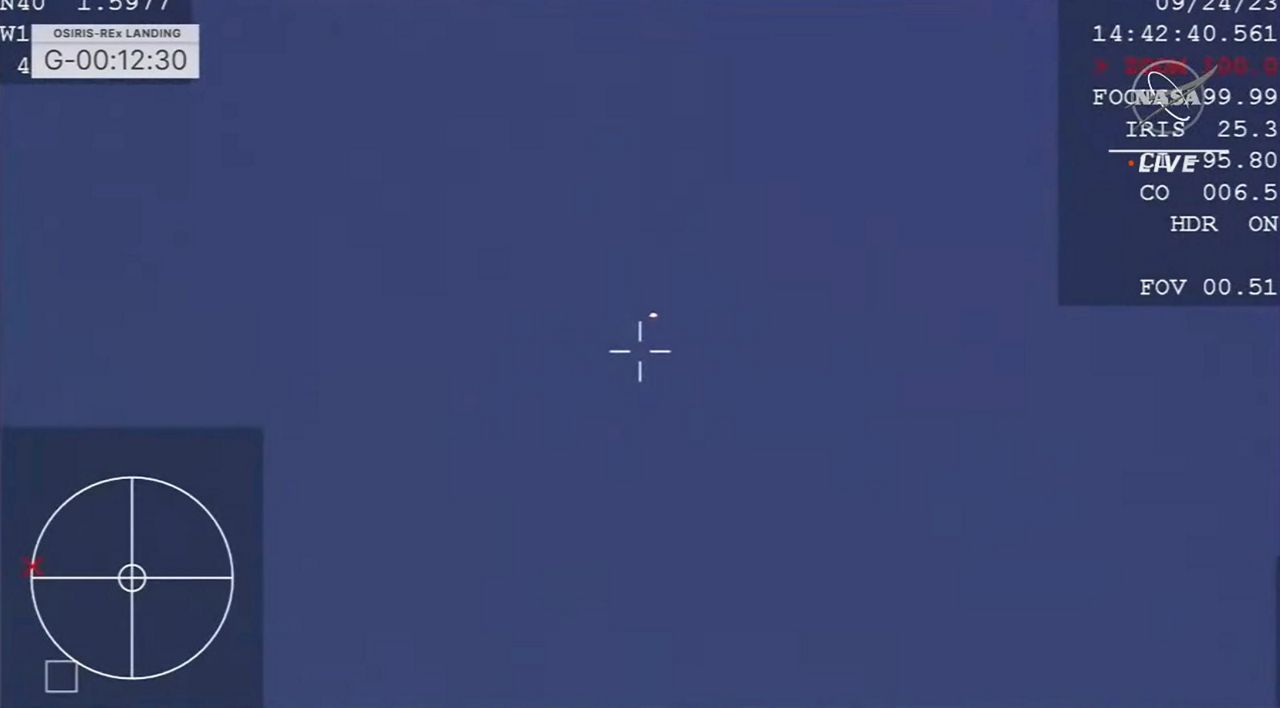 NASA's first asteroid samples streaking toward Earth after release from ...