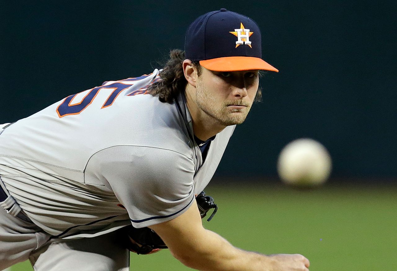 Cole fans career-high 16 in 1-hitter, Astros rout D-backs