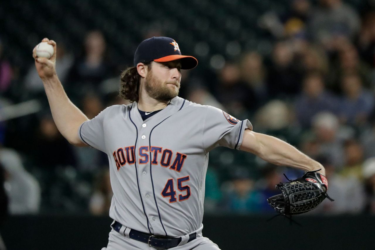 Cole wins 15th straight decision, Astros beat Mariners 3-0