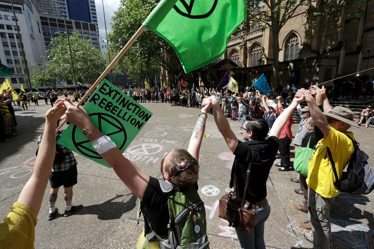Climate activists block roads, protest in Australian cities