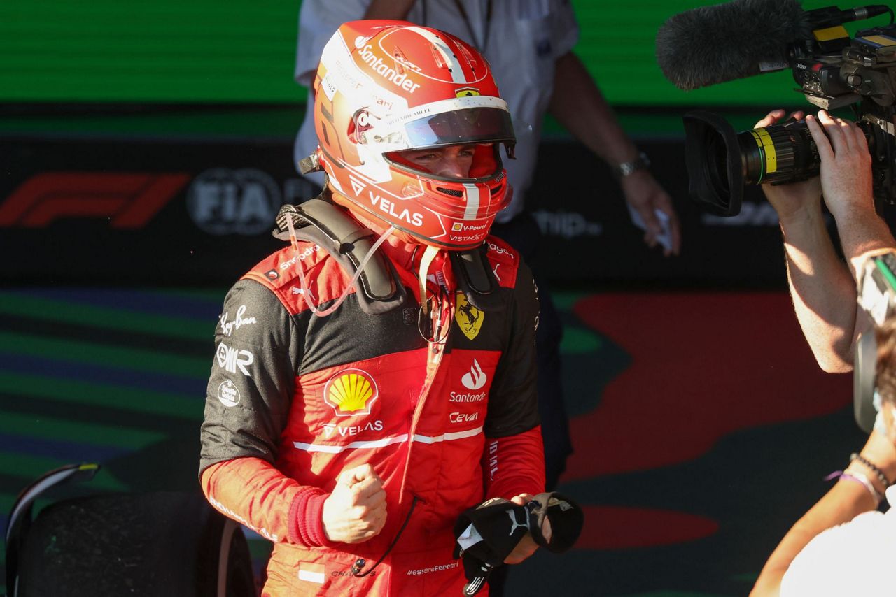 Ferrari driver Charles Leclerc wins Formula 1 Australian GP