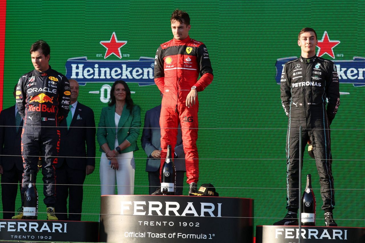 Ferrari driver Charles Leclerc wins Formula 1 Australian GP