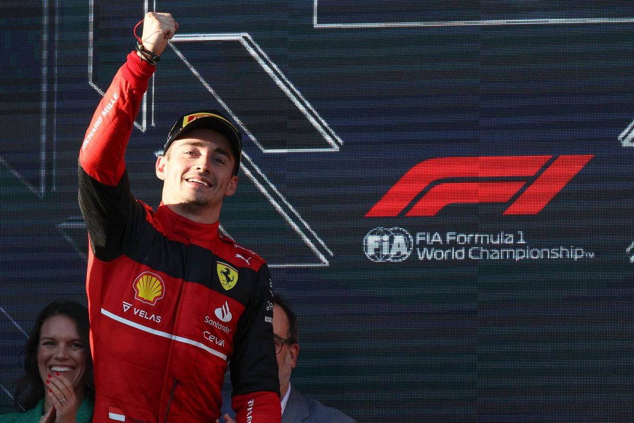 Ferrari driver Charles Leclerc wins Formula 1 Australian GP