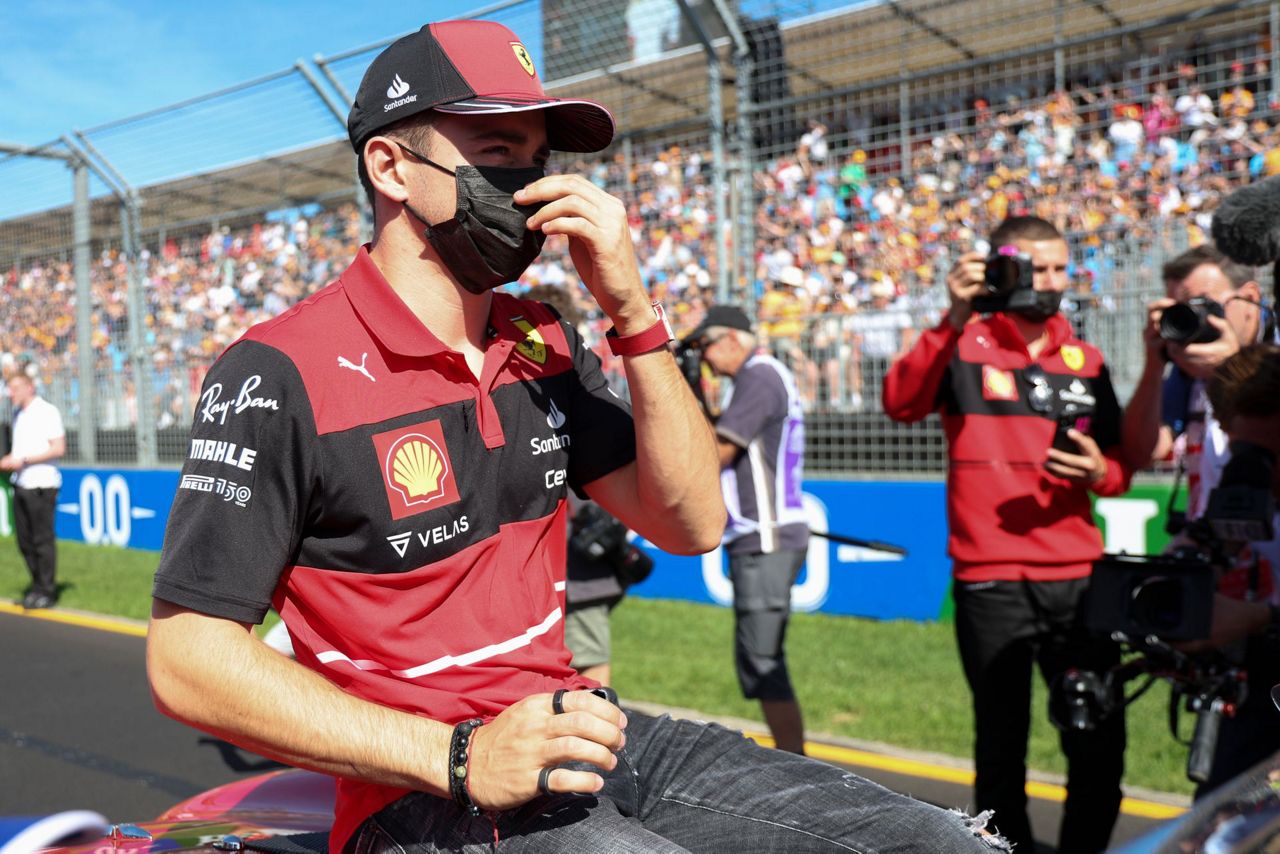 Ferrari driver Charles Leclerc wins Formula 1 Australian GP