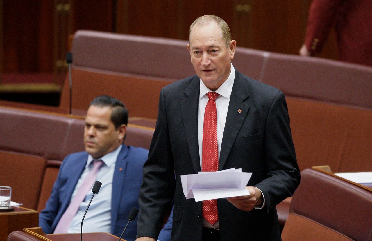 Australian senator censured for blaming Muslim victims