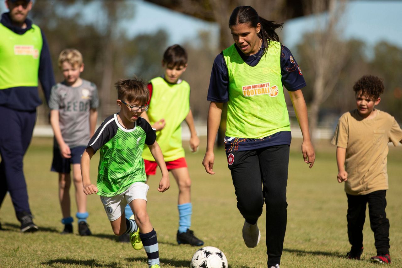 Indigenous Football Week kicking goals in remote communities