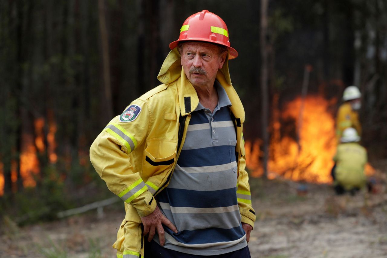 Aussie has spent 53 years fighting fires, including his own