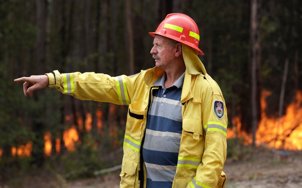 Aussie has spent 53 years fighting fires, including his own