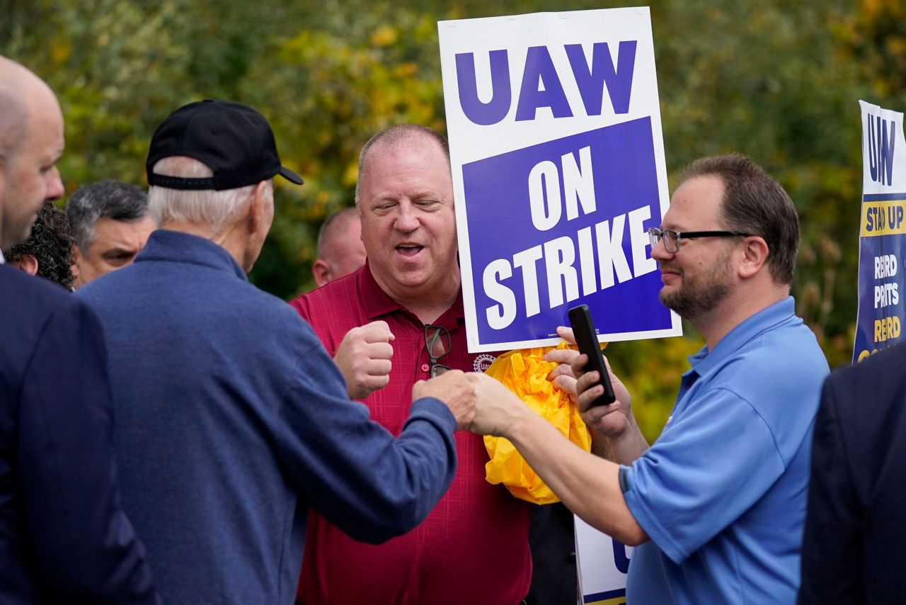 Biden is headed to Michigan to join the UAW picket line. He's all-in on ...