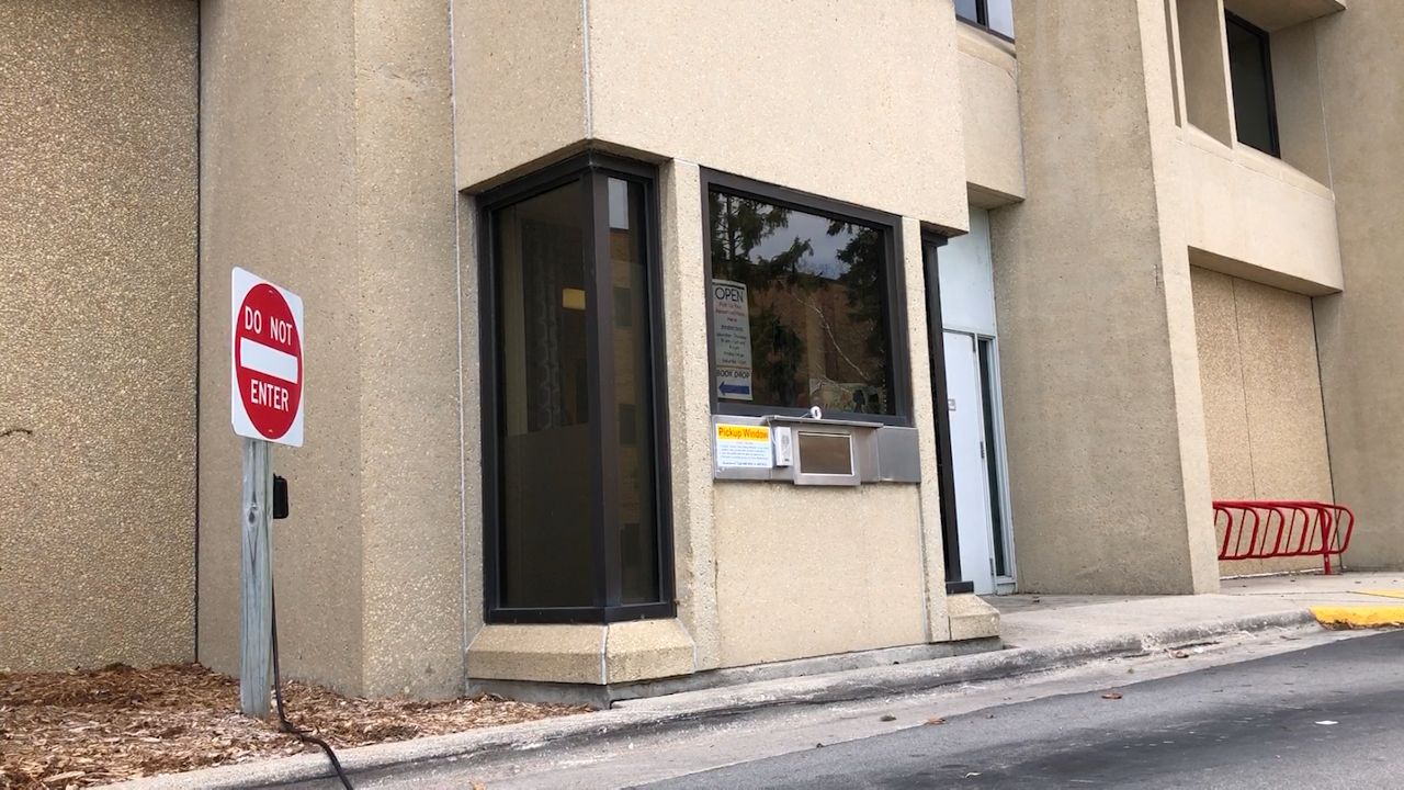 Drive-Up Window Revived At Library After Four Decades