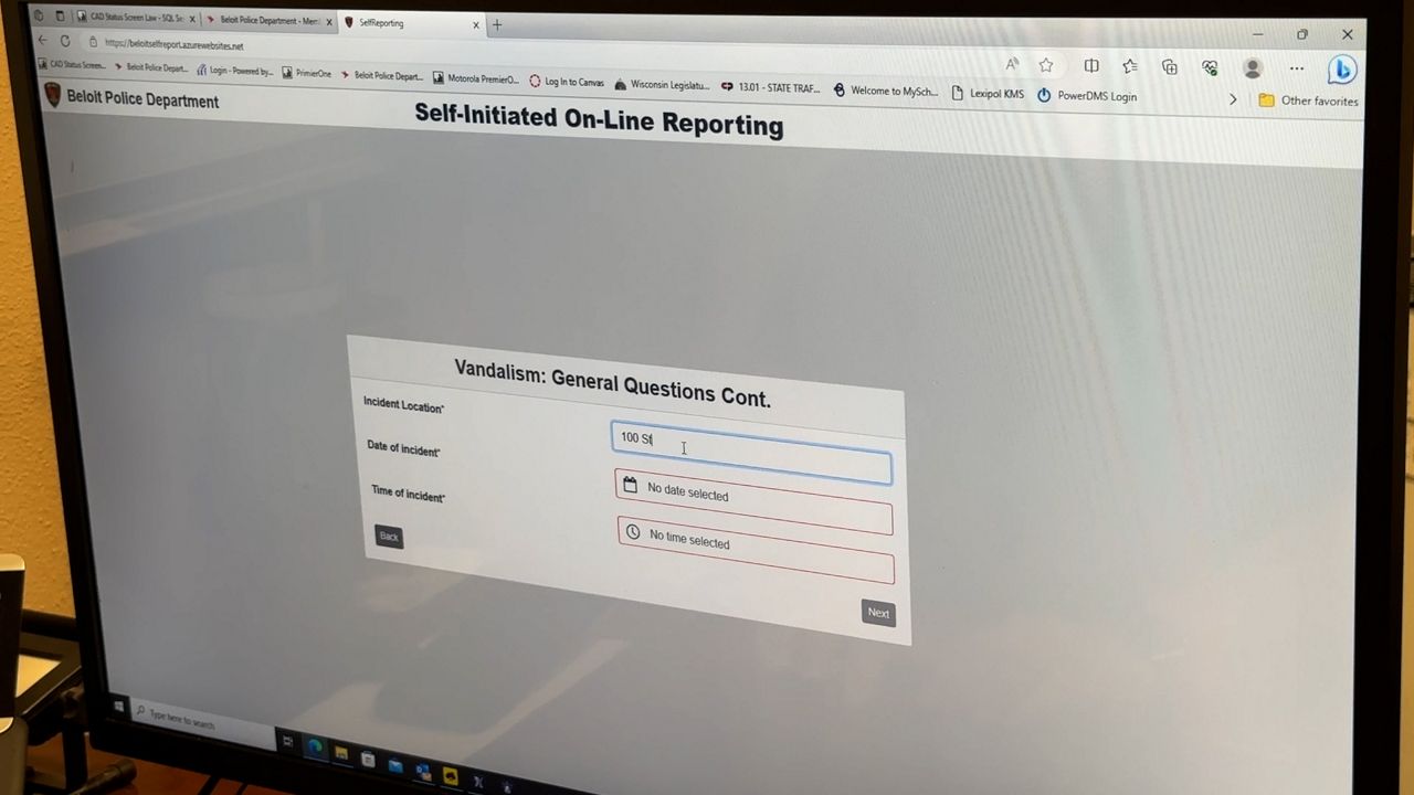 Beloit Police Department launches online self-reporting tool