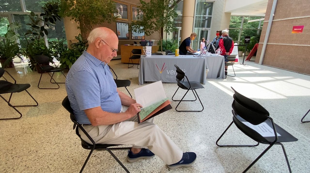 Super blood donor reaches milestone of ten gallons