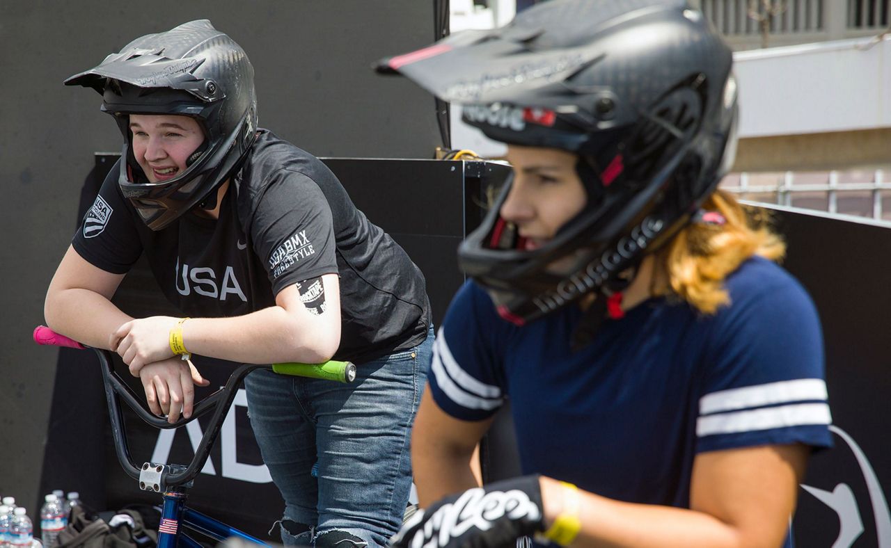 Teen Hannah Roberts rises to top in BMX, Olympics in sight